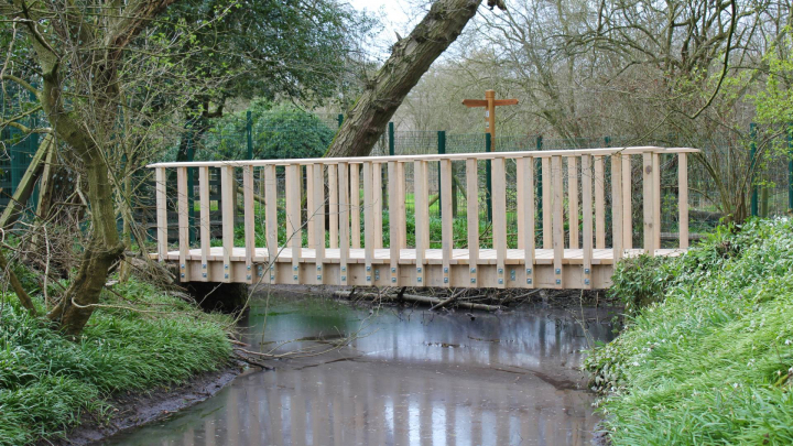 A hand-crafted bridge, sustainably made | Charity sector