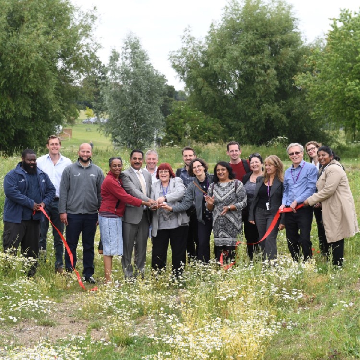 Opening of new SuDS project in Luton | News